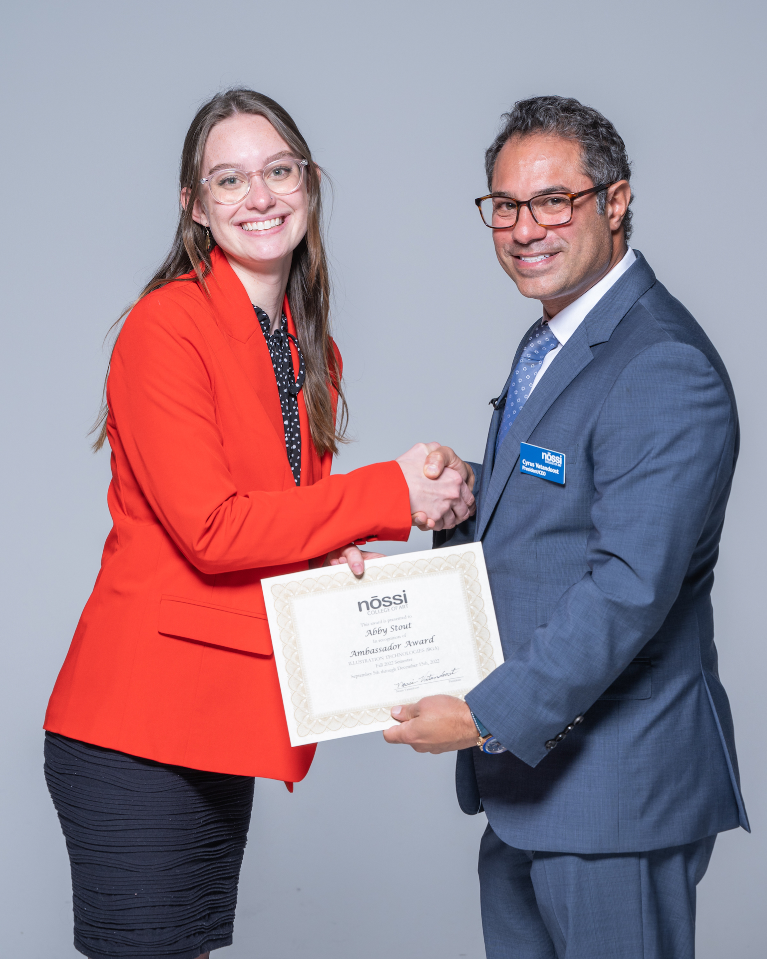 Student Awards Fall 2022 | Arts Degree | Nossi College of Art