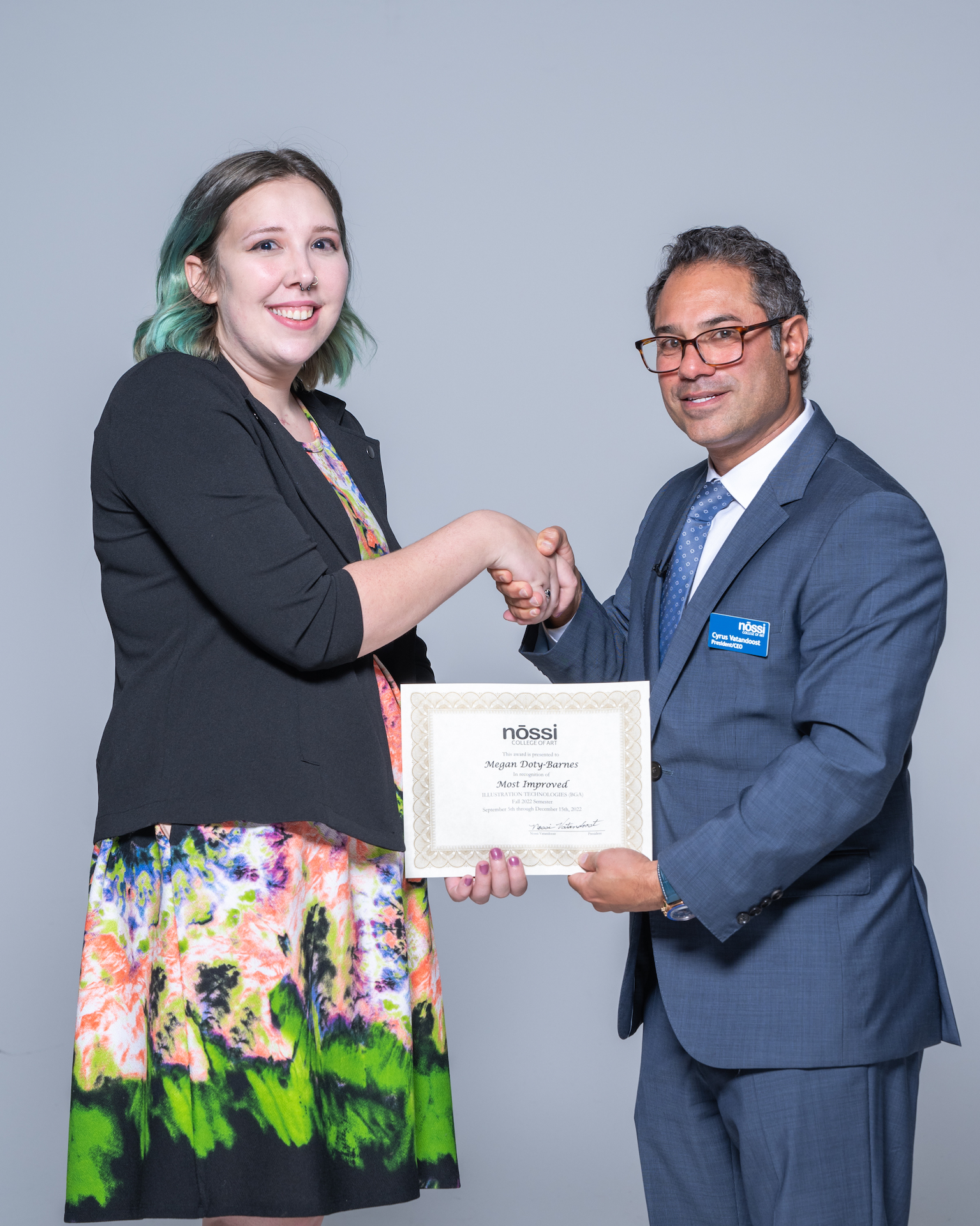 Student Awards Fall 2022 | Arts Degree | Nossi College of Art