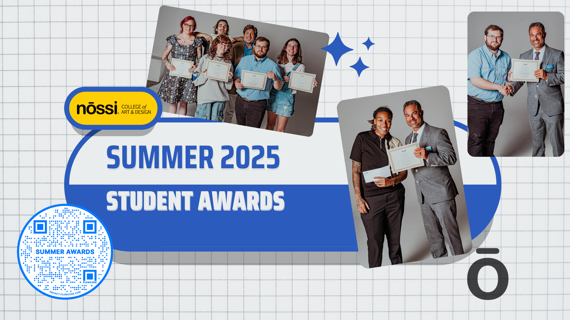 Summer 2025 Art & Design Student Awards at Nossi College